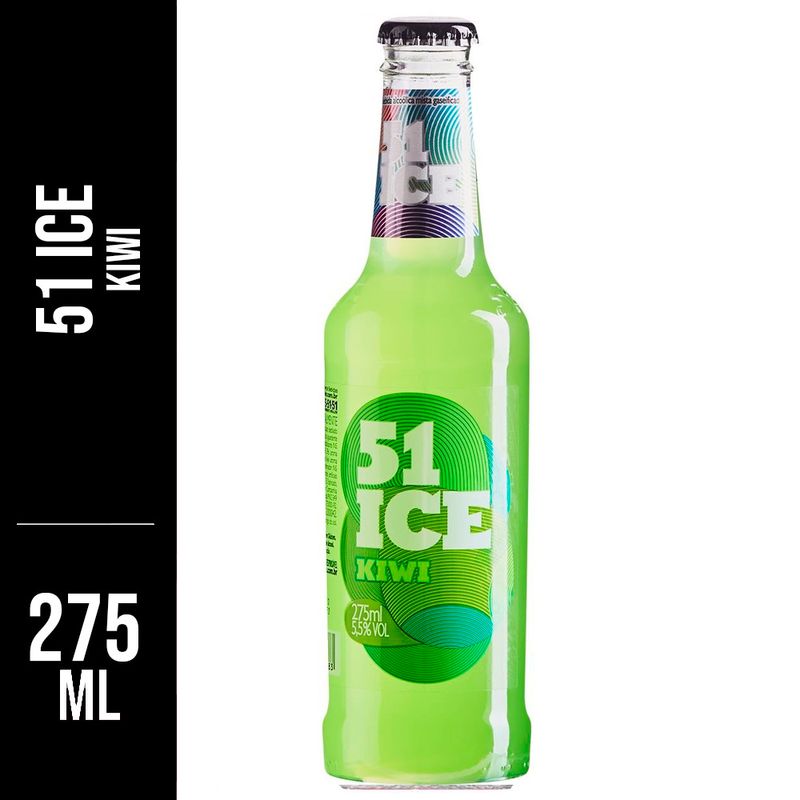 Bebida 51 Ice Kiwi Long Neck 275ml | Ice e Bebida Mista | Bretasatacarejo Bebida 51 Ice Kiwi Long Neck 275ml | Ice e Bebida Mista | Bretasatacarejo