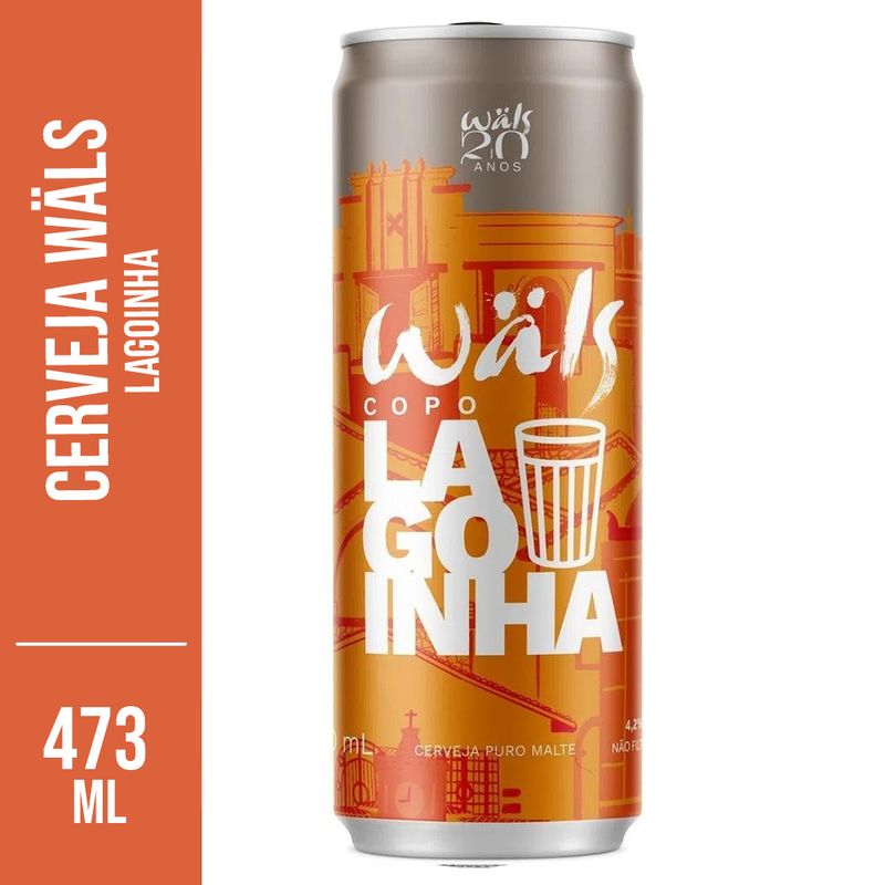Cerveja Wals Lagoinha Lata 350ml | Especiais | Bretasatacarejo