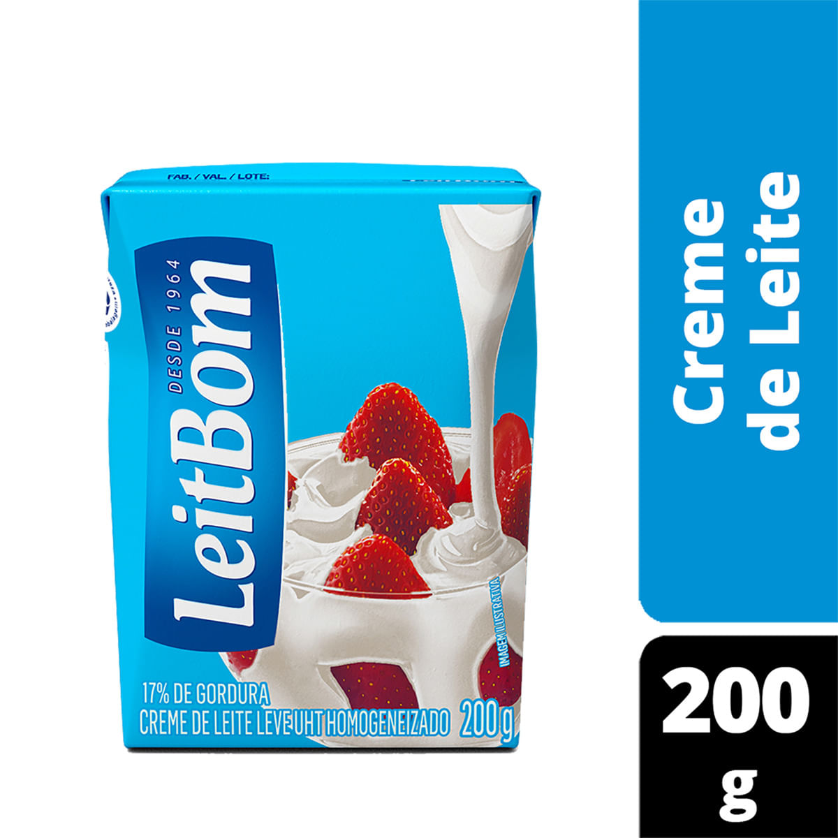 Creme de Leite Leitbom Tetra Pack 200g | Creme De Leite | Bretasatacarejo