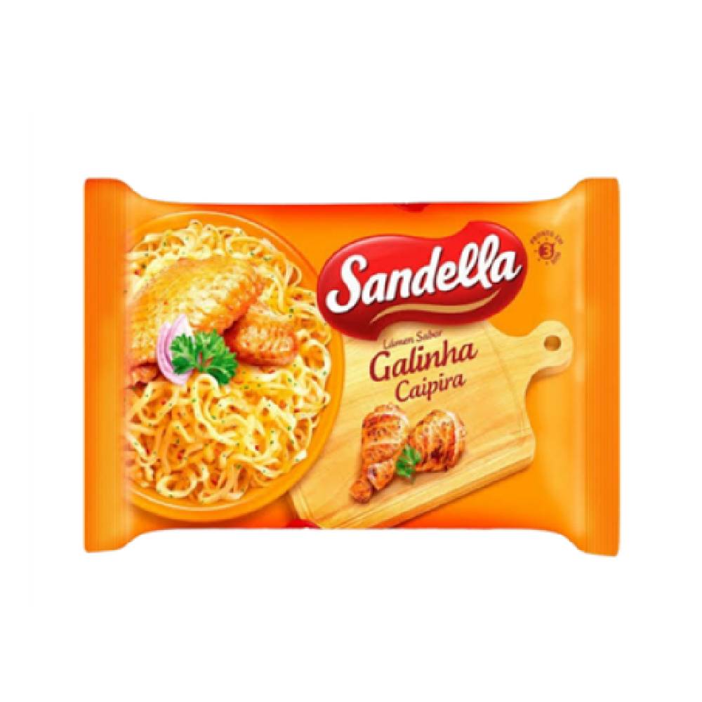 Macarrão Instantâneo Sandella Galinha Caipira 63g | Macarrão ...